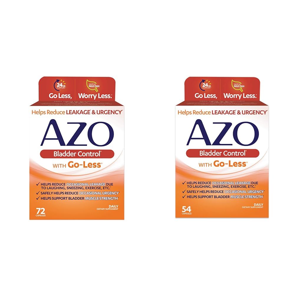 AZO Bladder Control with Go-Less for Urgency & Leakage Relief | 72 & 5