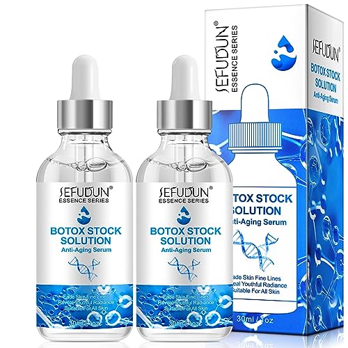Botox Stock Solution Facial Serum, Face Serum with Vitamin C and Colla ...