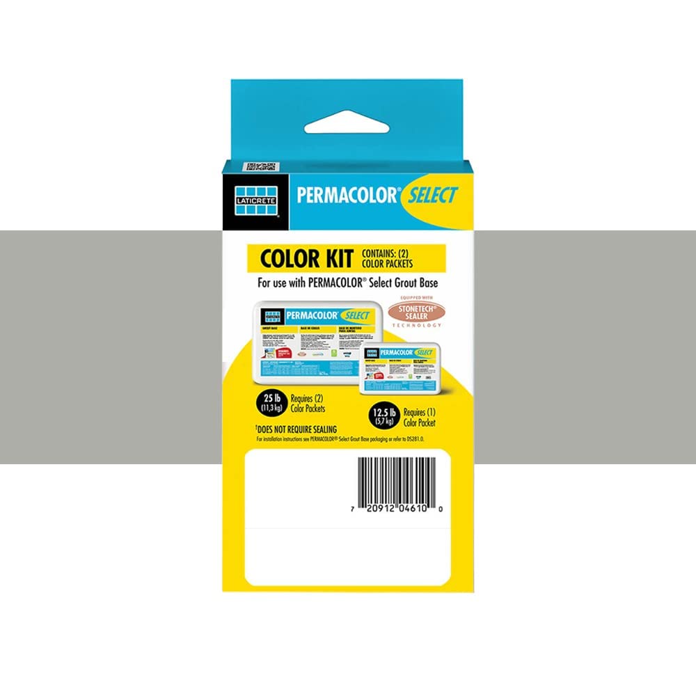 Permacolor SELECT Grout Color Kit (40+ Colors Available) (Sterling Sil