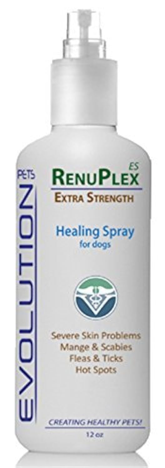 RenuPlex Extra Strength Dog Healing Spray for Dog Hot Spots, Mange, Do