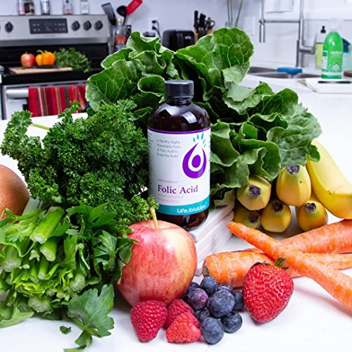 Life Solutions Folic Acid - Folic Acid 800 mcg Per Serving, Easy Absor ...