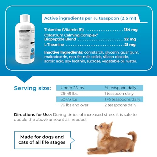VetriScience Composure Max Liquid Formula - Clinically Proven Dog Calm ...