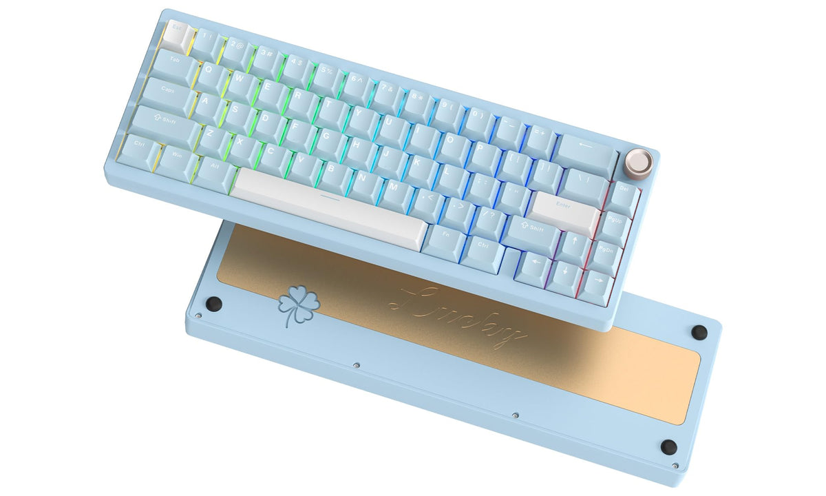 Womier SK65 Wireless Mechanical Gaming Keyboard, 60 Percent Retro Crea