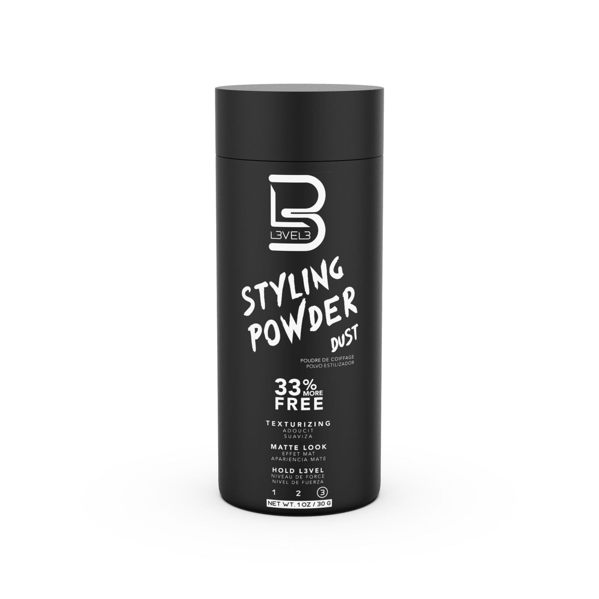 L3 Level 3 Styling Powder - Natural Look Mens Powder - Easy to Apply w