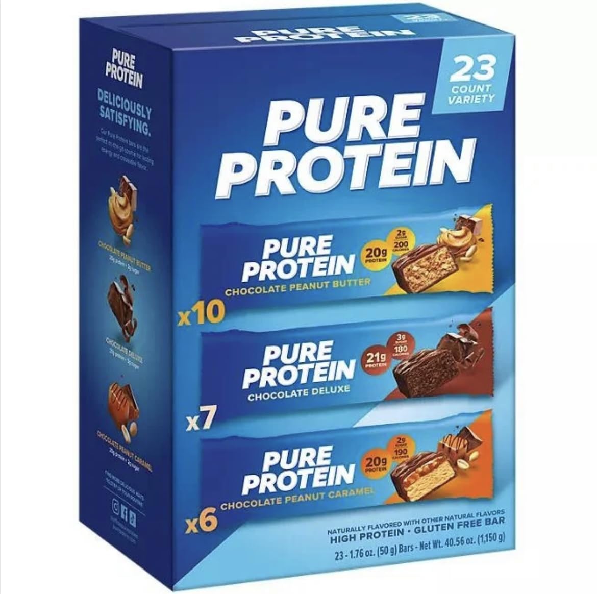 Generic Pure Proteins Bar, Nutrient Rich Snacks with High Protein for