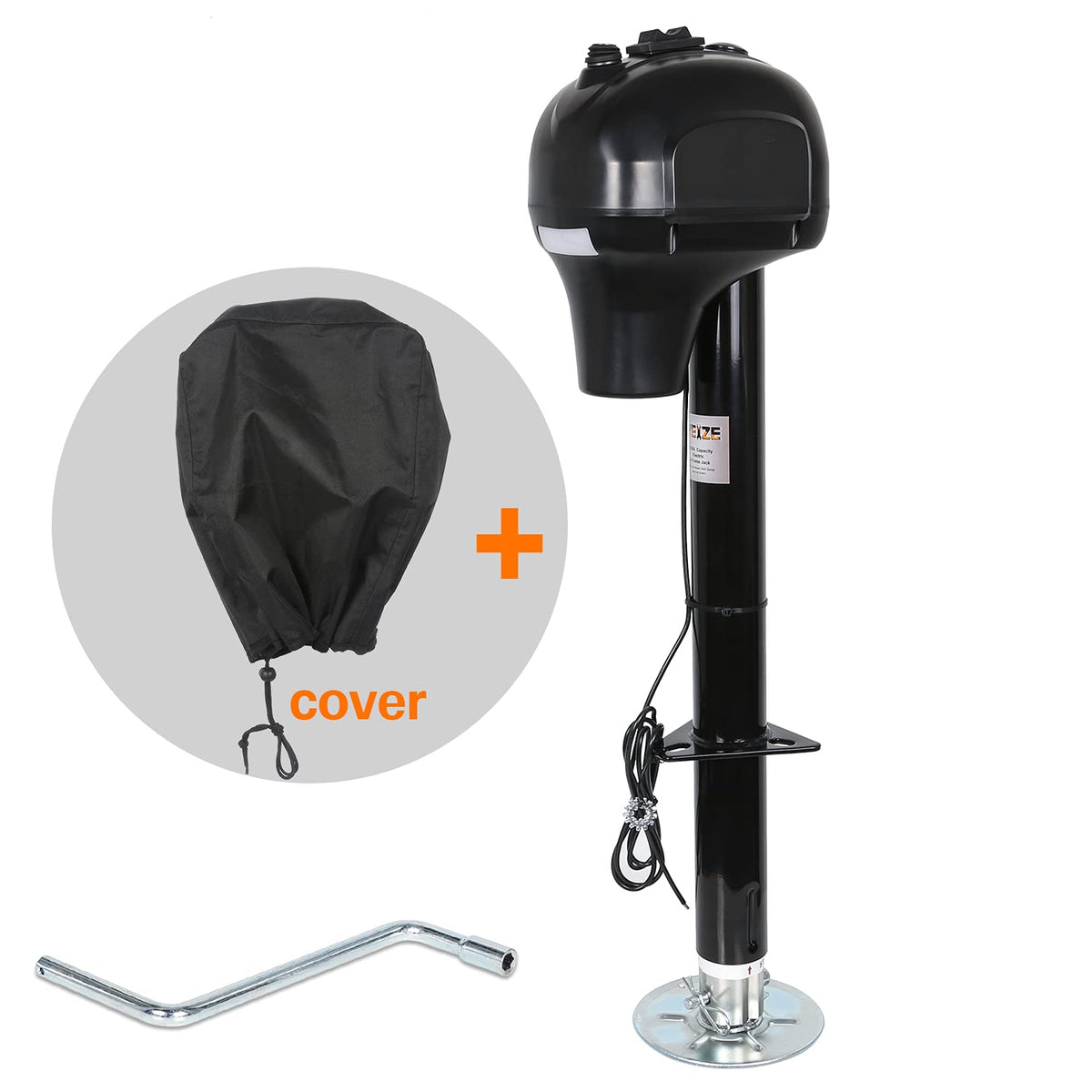 Weize 3500 Lb Power Tongue Jack Heavy Duty Electric Trailer Jack Wit