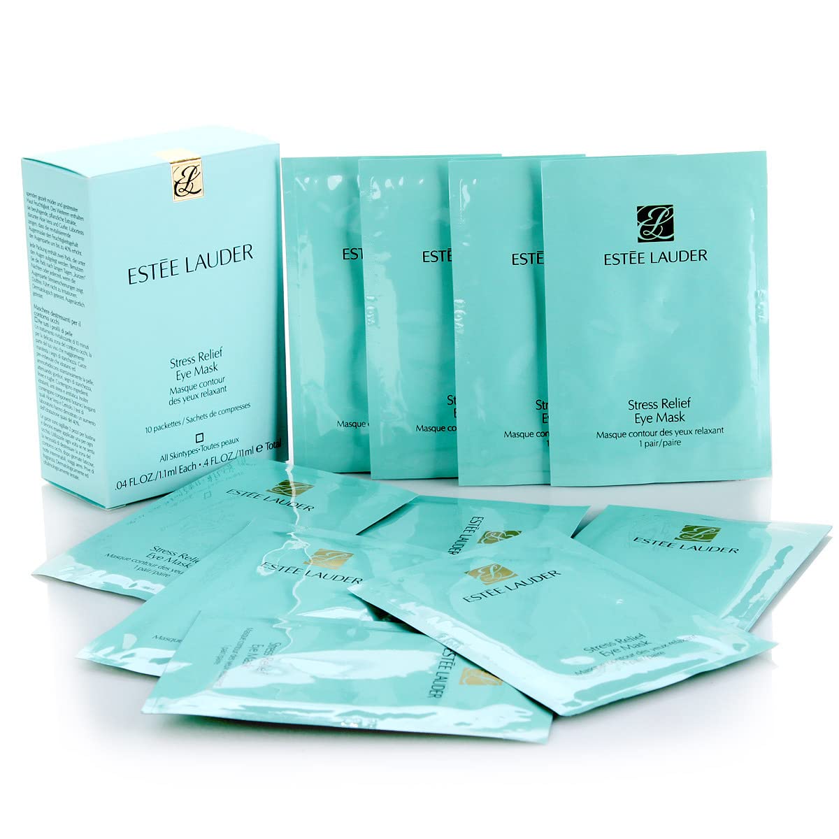 ESTEE LAUDER STRESS RELIEF EYE MASK 10 PACKETTES FOR ALL SKINTYPES (11