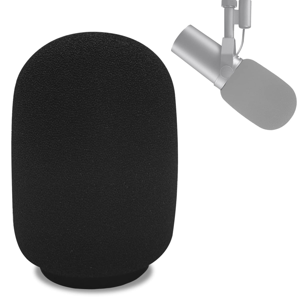 Boseen Microphone Cover for Shure SM7B, Mic Cover Foam Microphone Wind