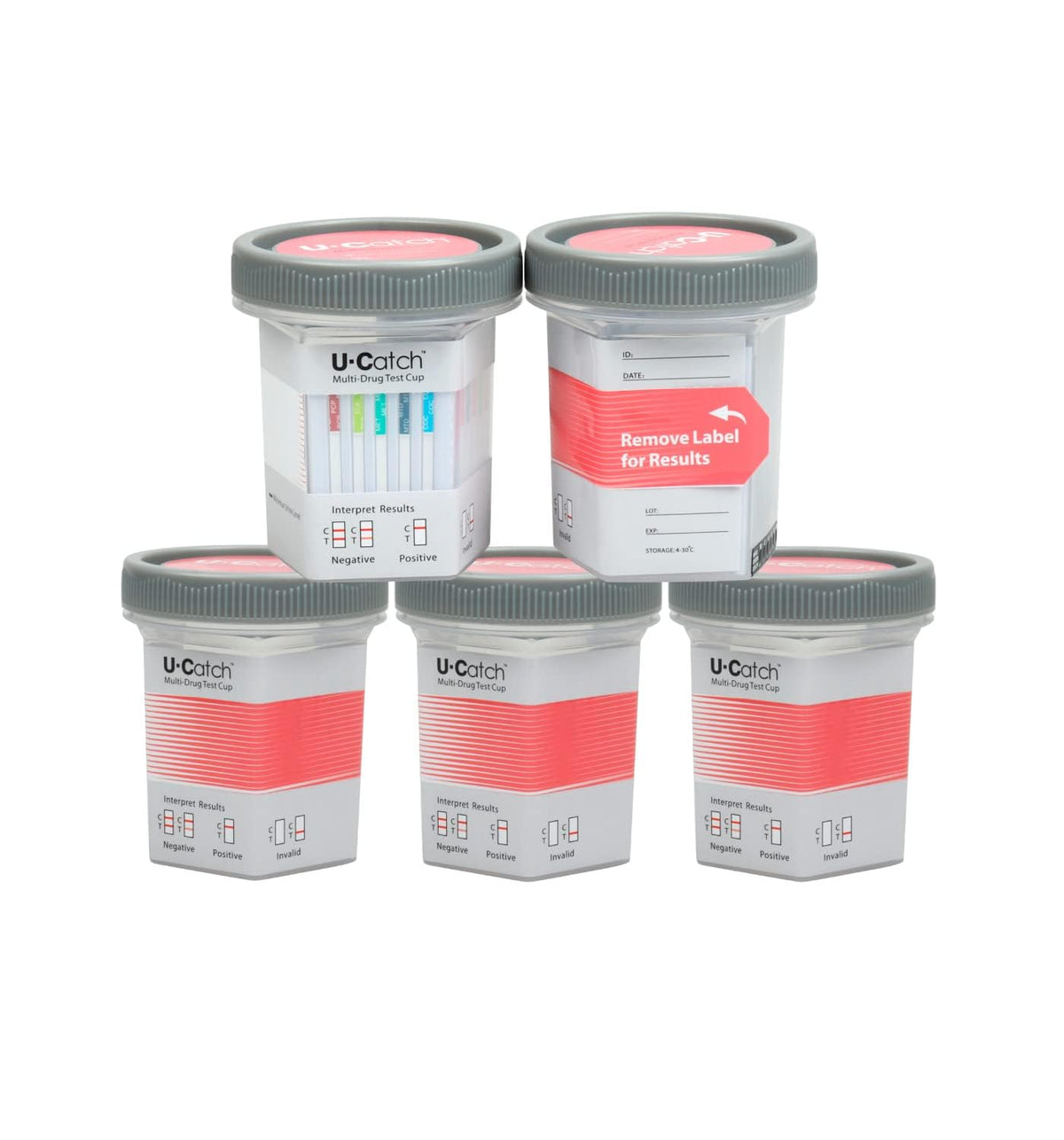 Multidrug Test Cup Kit: 12 Panel Urine Test Cup Rapid Test at Home (5