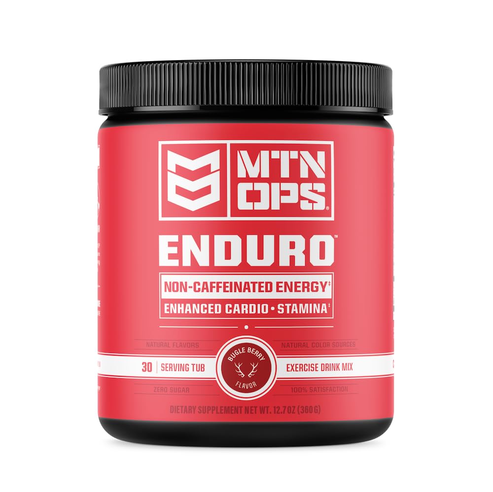 MTN OPS Enduro Nitric Oxide Supplement & Stim-Free Pre Workout - 30 Se
