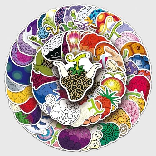 Anime One-Pcs Decals Popular Classic Anime Stickers Cartoon Waterproof