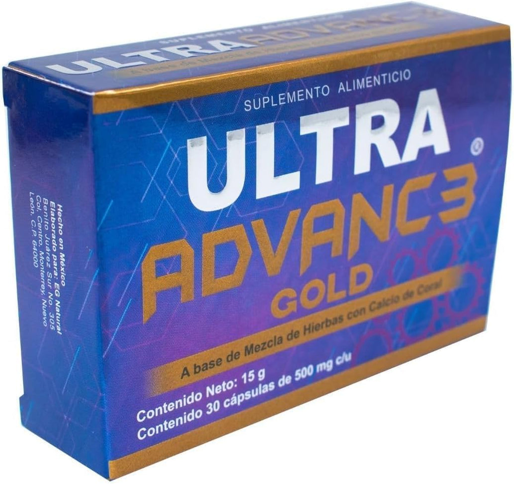 Ultra Advance 3 Gold: Ultimate Joint Support with Omega-3, Turmeric, G ...