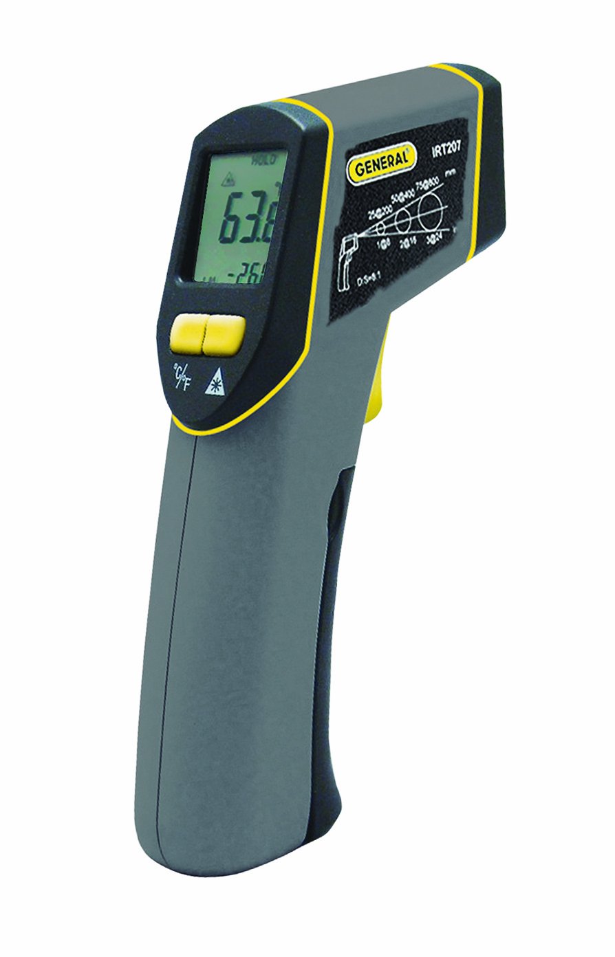 General Tools Non-Contact Digital Laser Temperature Gun, Thermal Detec