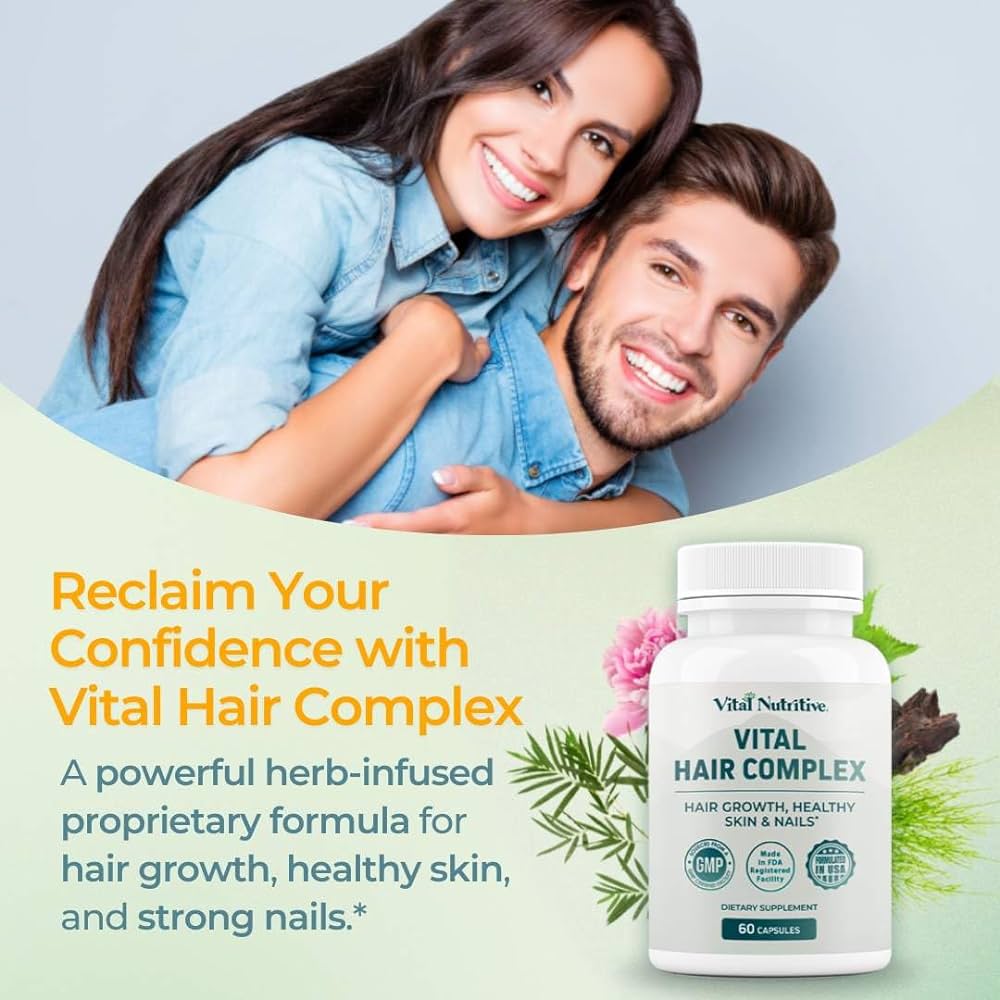 VITAL NUTRITIVE Vital Hair Complex: Boost Hair Growth, Healthy Skin