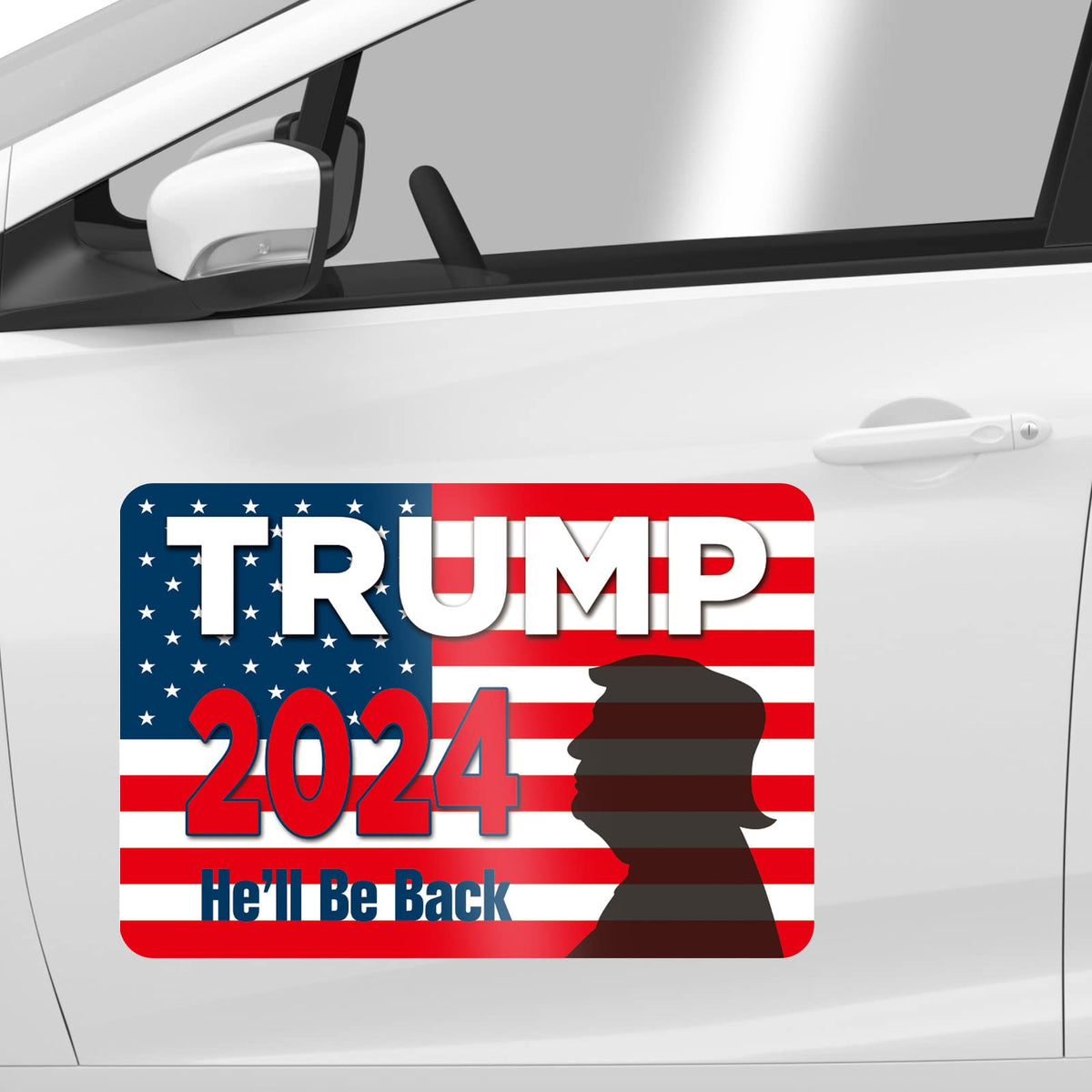 FSFLAG Trump 2024 Magnet Decal, Trump Magnet Decal Bumper Sticker, Tru