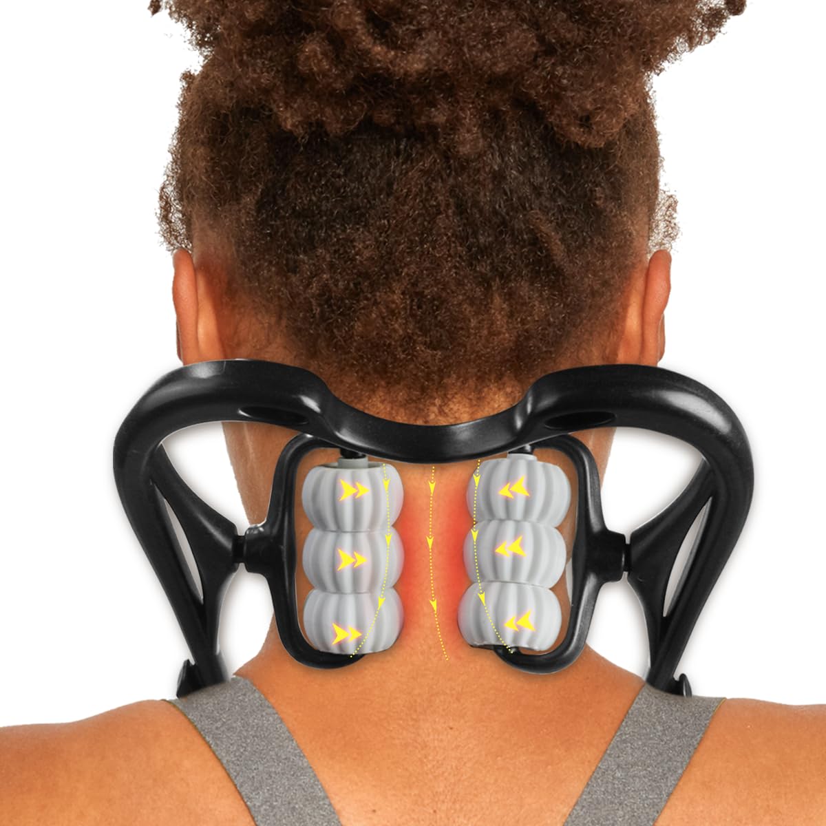 ZAYUU Neck Massager for Pain Relief Deep Tissue: 6-Ball Handheld Massa