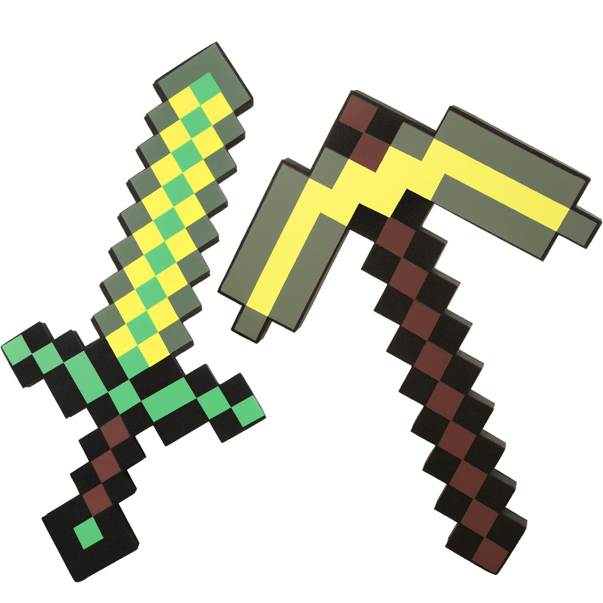 MLKGZ Pickaxe and Sword Toys,Game Transforming Kids Role-Play Accessor