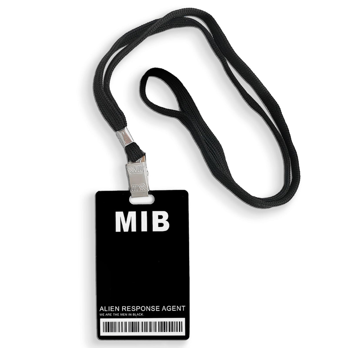 Man in Black ID Badge Prop Costume, Man in Black ID Badge Holder with