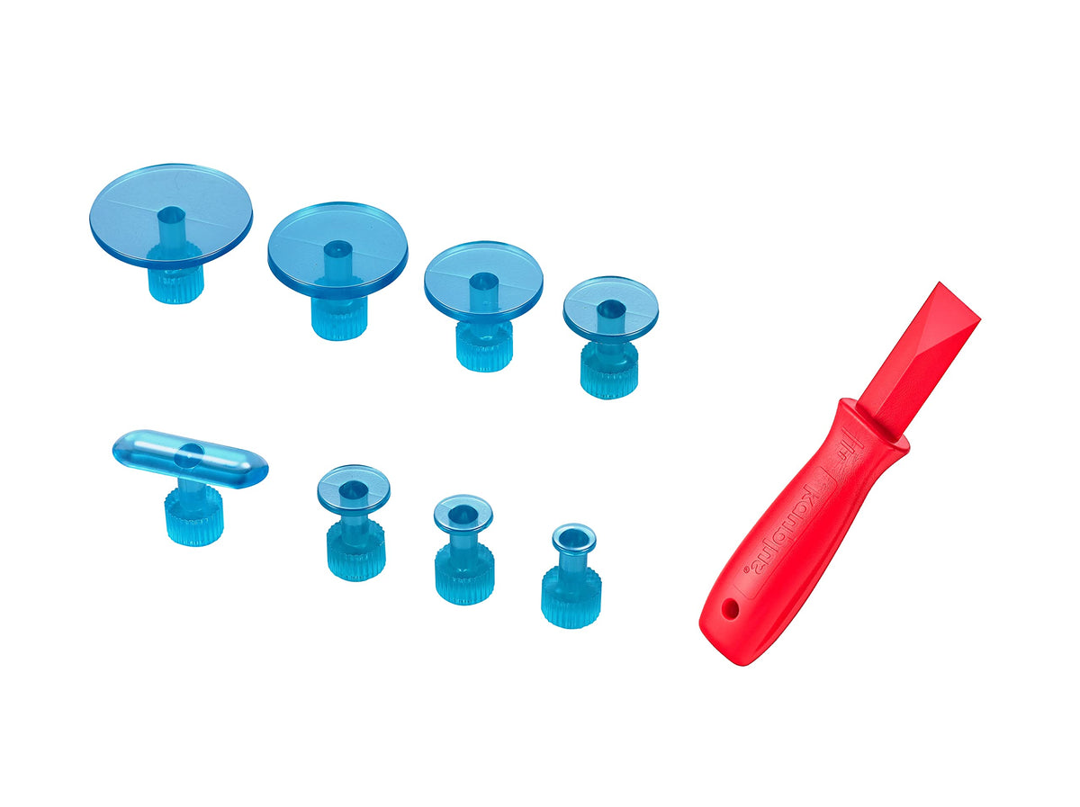 kauplus Dent Removal Puller Tabs Kit- Glue Pulling Tabs, Plastic Scrap