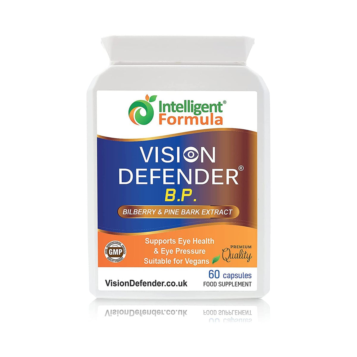 Vision Defender BP Eye Supplement: Bilberry and Pine Bark Extracts for