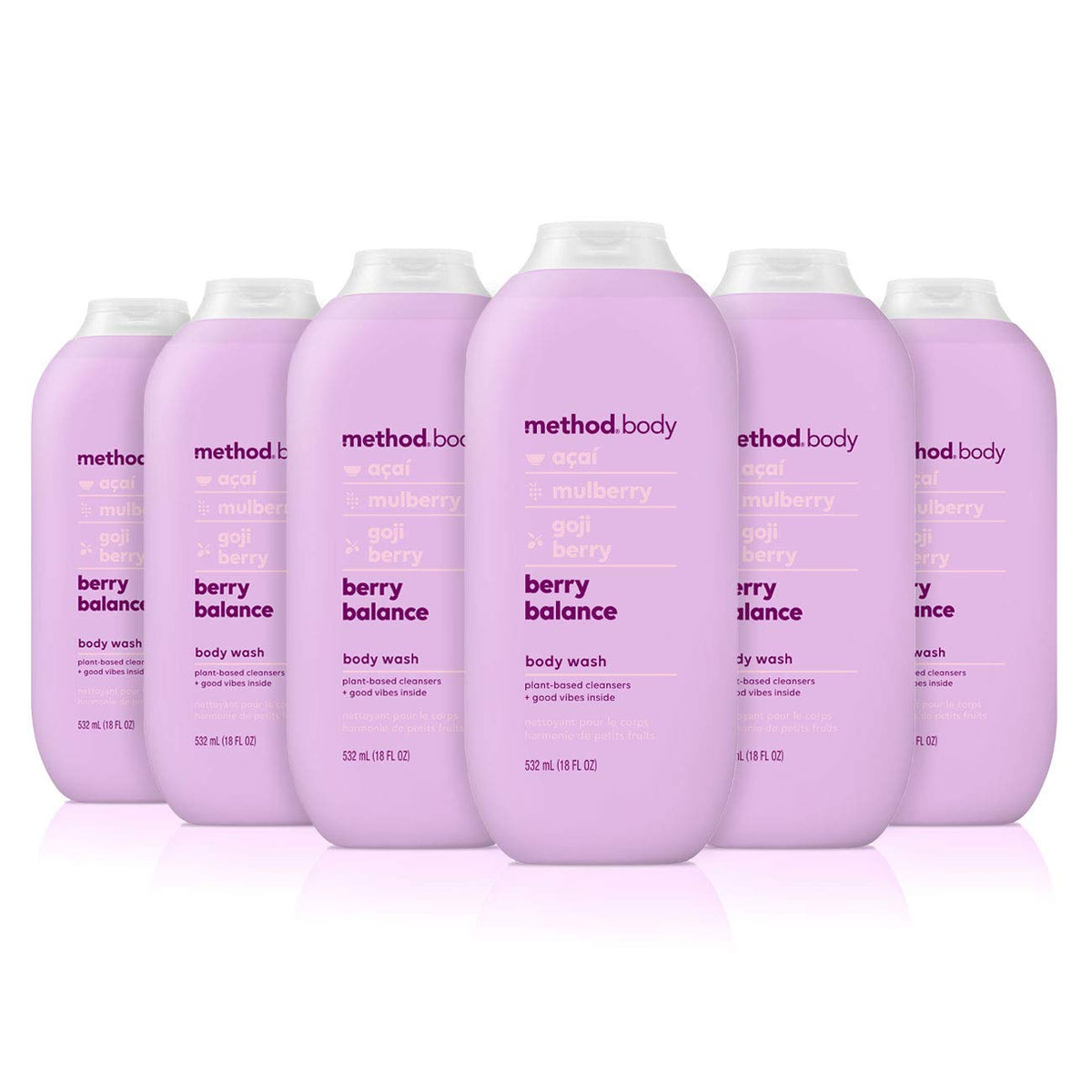 Method Body Wash, Berry Balance, Paraben and Phthalate Free, 18 oz (Pa