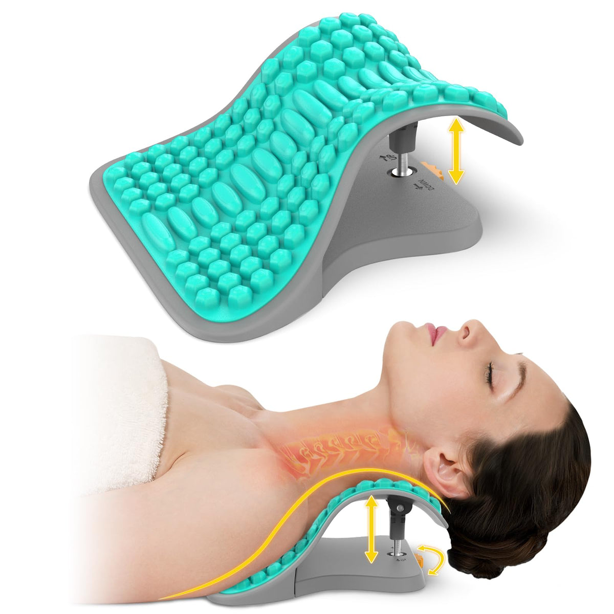 Relief Expert Adjustable Neck Stretcher for Pain Relief, Cervical Neck