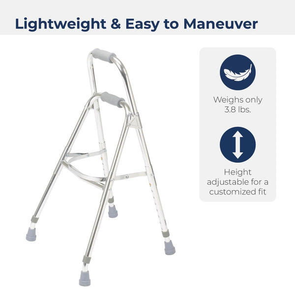 Drive Medical Side Style Hemi One Arm Walker, Chrome, Adult – kate ...