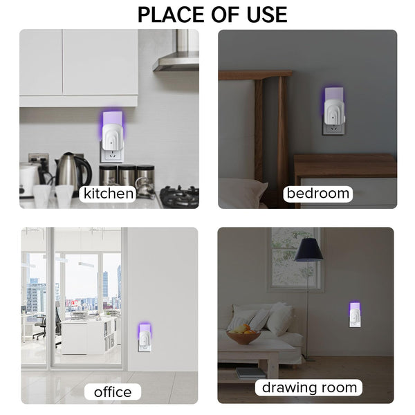 LFSYS UV Light Fly Trap - Indoor Fruit Fly Traps for Indoors - Plug-in ...
