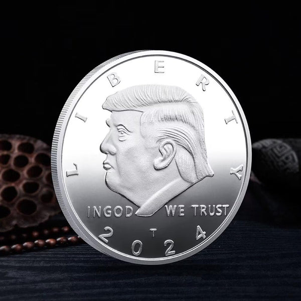 3pc Liberty President Donald Trump Coin, Silver Trump 2024 Coin 45th P ...