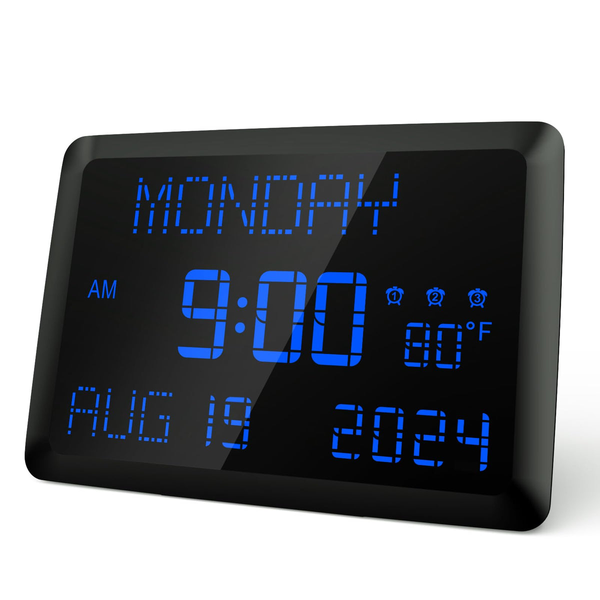 Raynic Digital Clock, 11.5" Large Display Digital Wall Clock,Adjustabl