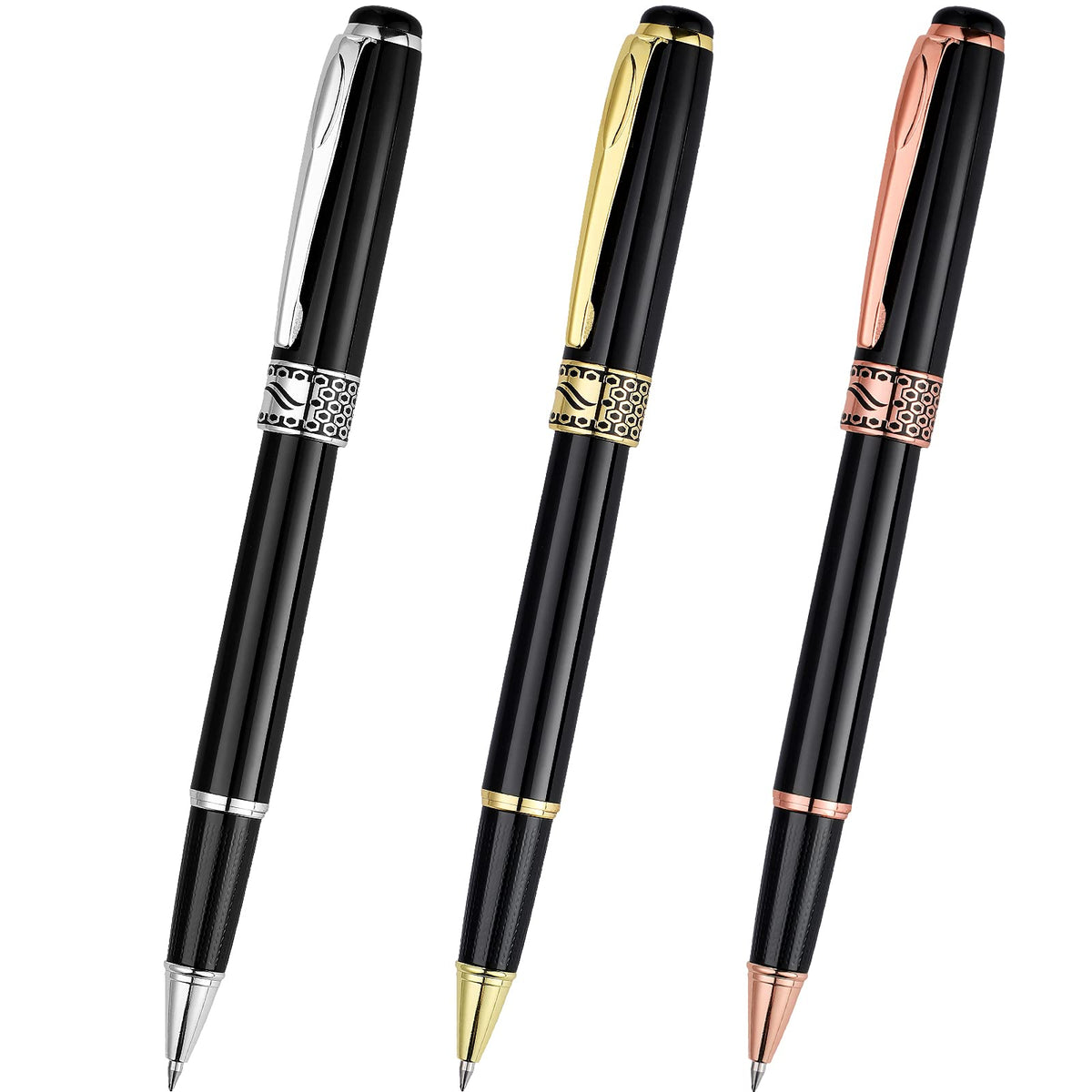 Tenare Weighted Pens Heavy Grip Pens Writing Black Ink Weighted Roller