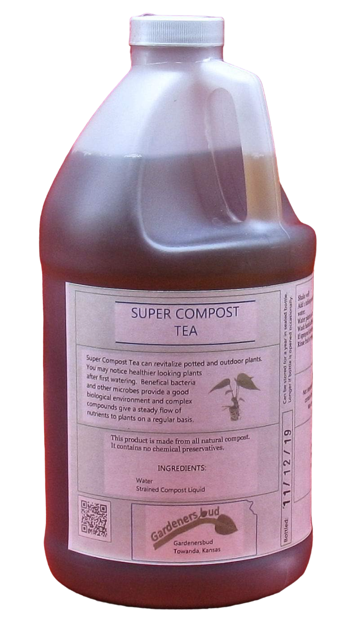 GARDENERSBUD Super Compost Tea P (64oz - 1/2 Gallon) Natural and Organ