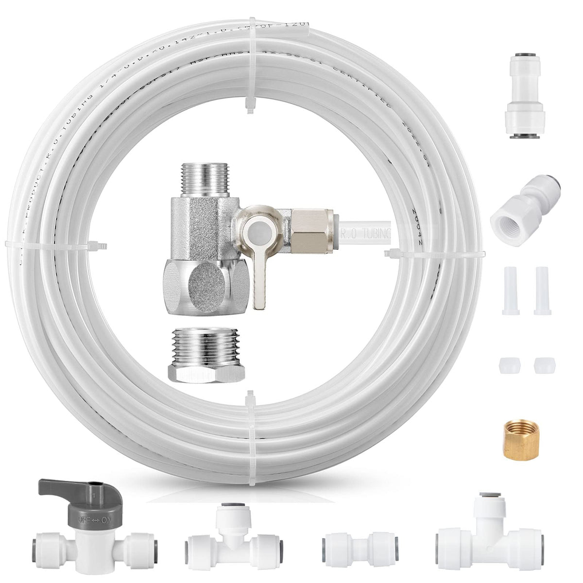 Refrigerator Water Line Kit - Food Grade Fridge Ice Maker Water Instal