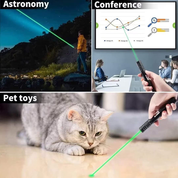 Cowjag Long Range Green Laser Pointer, 2000 Metres Laser Pointer High ...