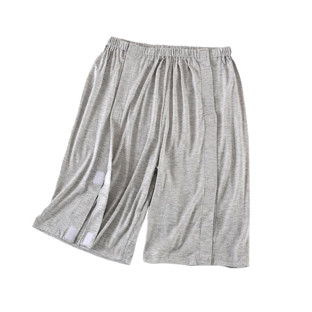 DURASIKO Front Velcro Bedridden Patient Clothing,Patient Shorts,Tear A