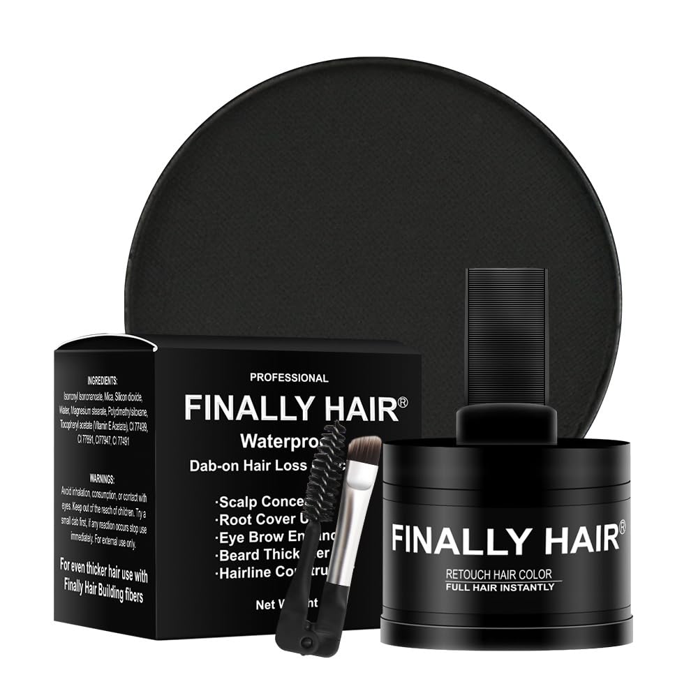 FINALLY HAIR Waterproof! Hair Fibers Undercoat Perfect Hairline Creato