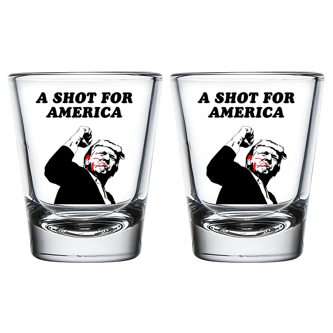 CosyWave Trump Shot Glass Donald Trump Merchandise White Elephant Gift