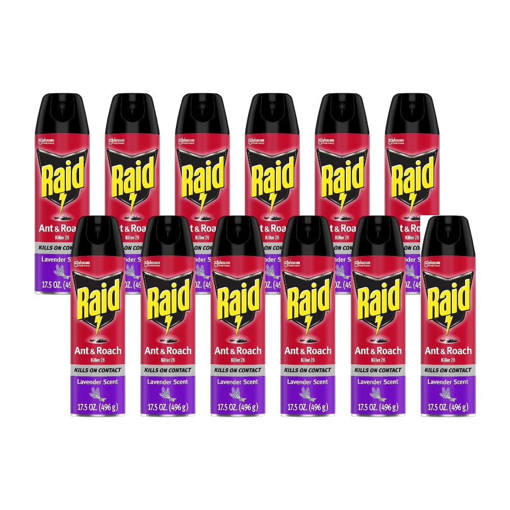 Raid Ant & Roach Killer Lavender 17.5 Ounce (Pack of 12) — kate-minimalist