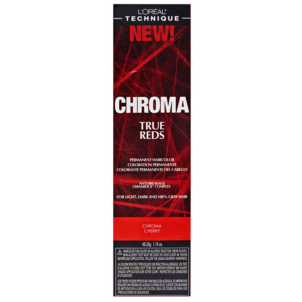L'OREAL Technique Chroma True Reds Permanent Hair Color 1.74oz (Chroma