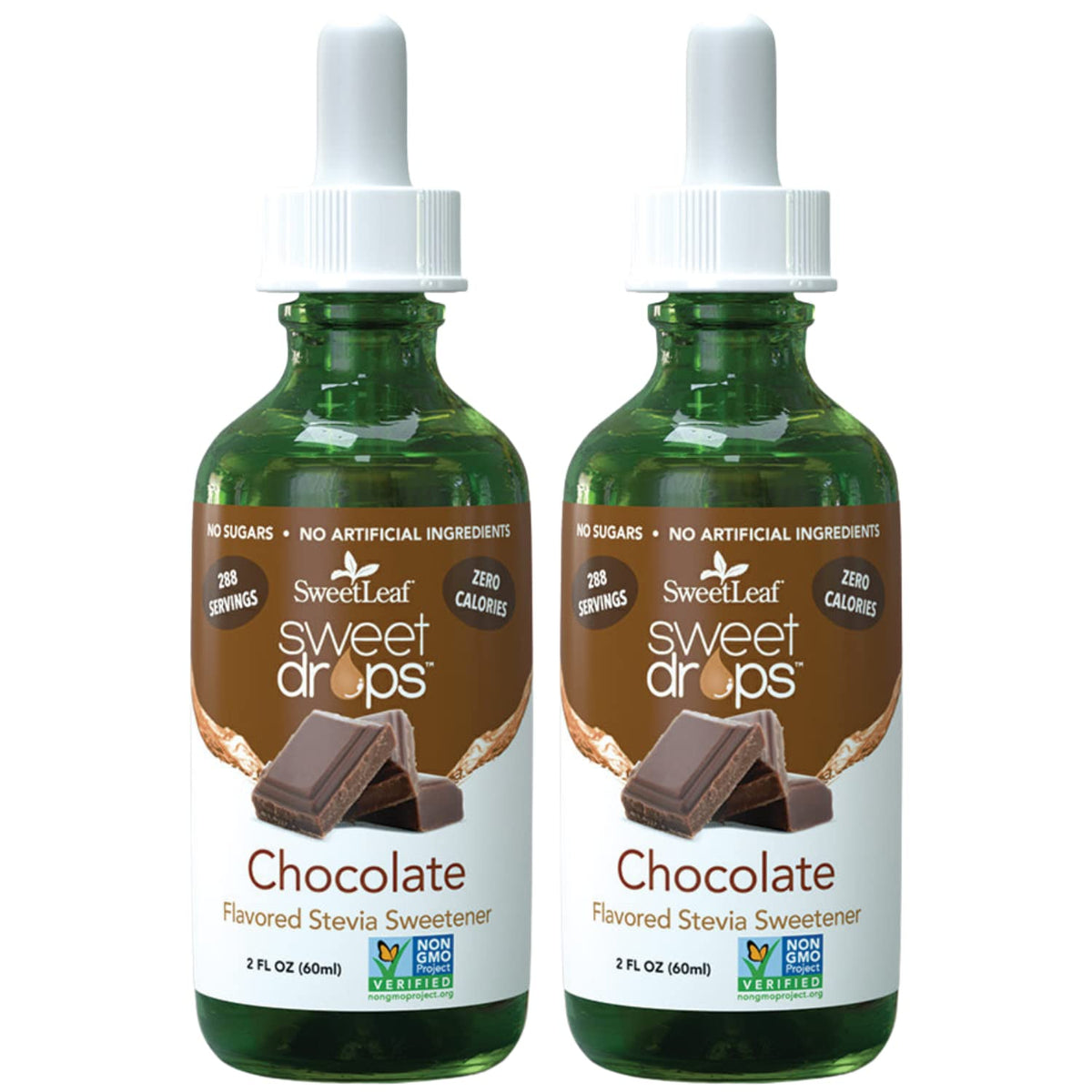 SweetLeaf Stevia Liquid Sweet Drops - Chocolate Flavored Drops, Stevia