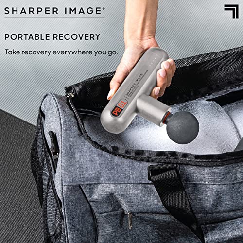 Sharper Image Deep Tissue Portable Percussion Massage Gun, Powerboost ...