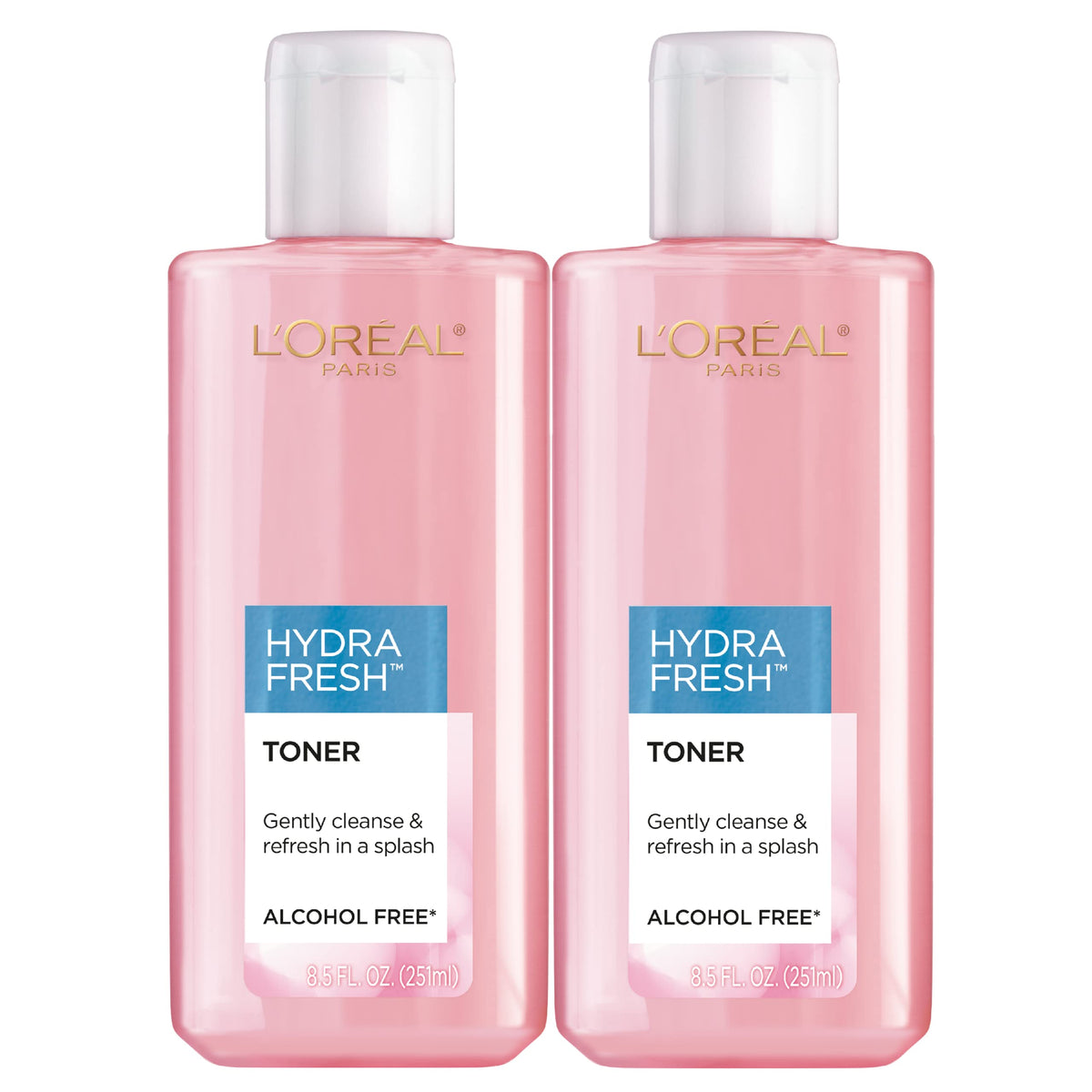 L'Oreal Paris Skincare HydraFresh Toner Face Toner, Alcohol Free Toner