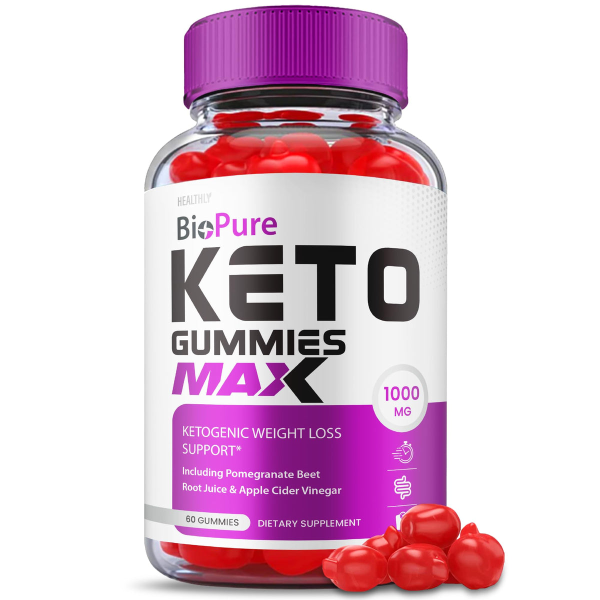 Bio Pure Keto Gummies 525 mg, Bio Pure Keto Gummies Plus ACV, Biopure