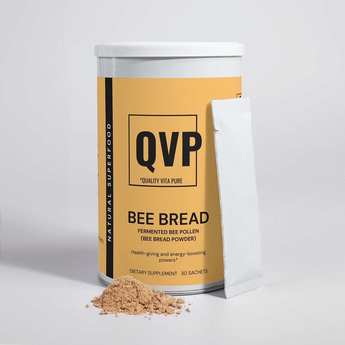 Bee Bread Powder Vita Pure | 100% Fermented Bee Pollen (Bee Pearl) - N