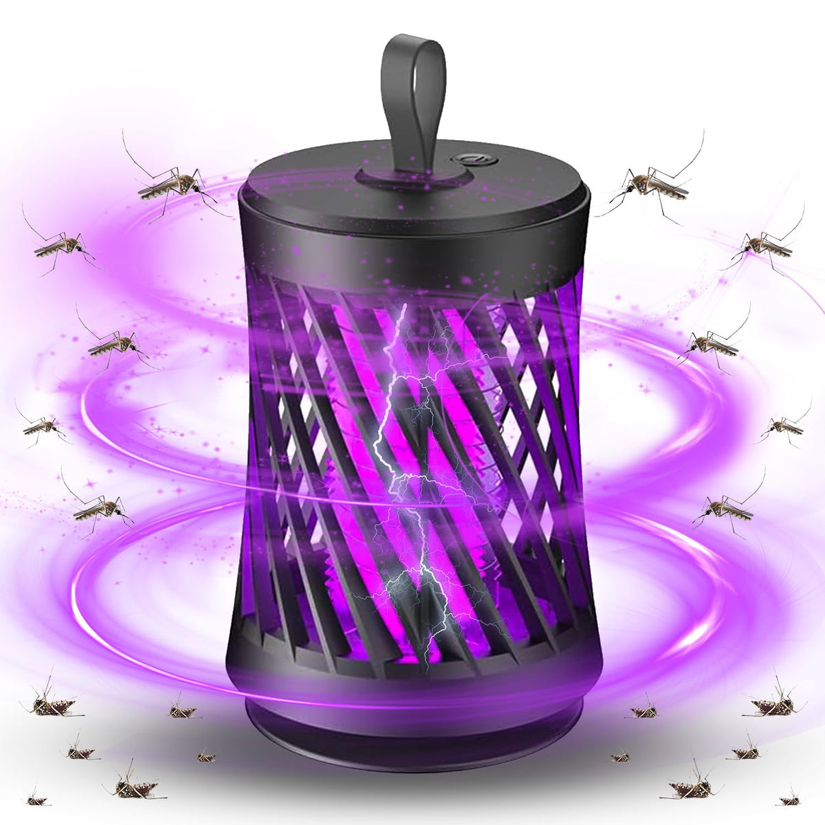 Bug Zapper Indoor, Fruit Fly Traps for Indoors, Electric Mosquito Zapp ...