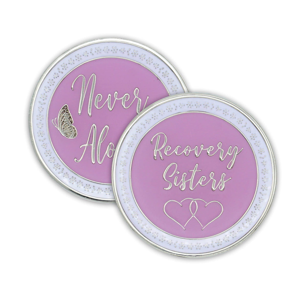 Recovery Sisters Sobriety Chip | Triplate AA Coin | Women in Recovery