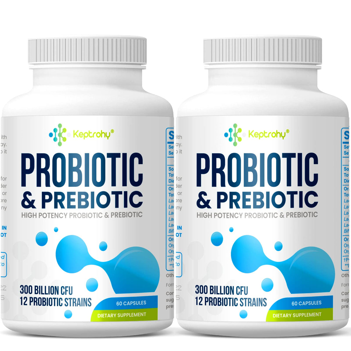 Probiotics for Women and Men, 300 Billion CFU Probiotics from 12 Strai