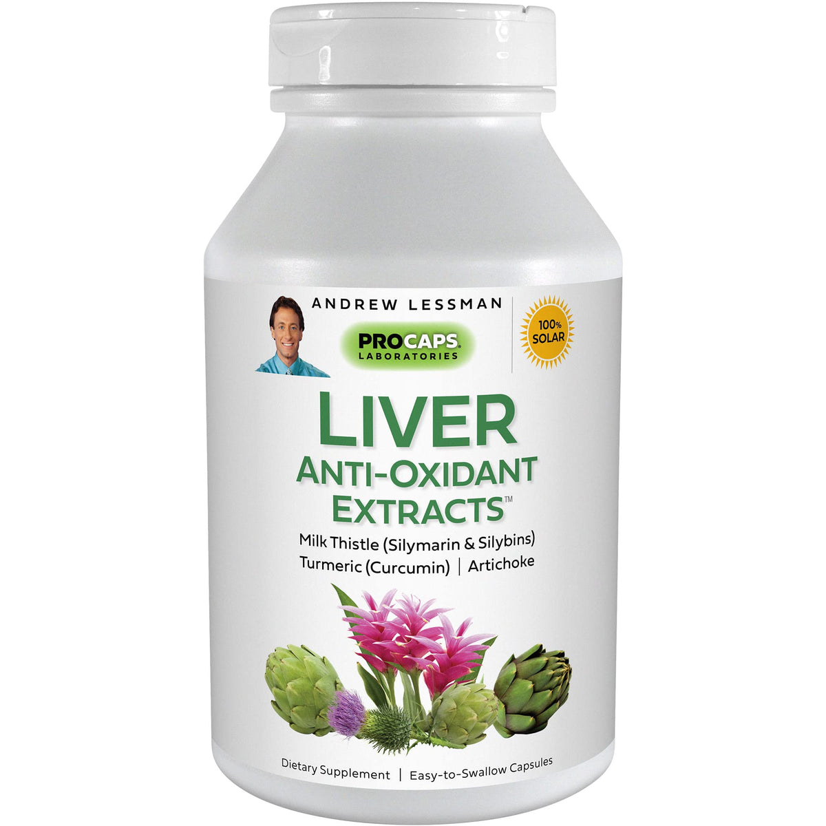 ANDREW LESSMAN Liver Anti-Oxidant Extracts 120 Capsules – Supports The