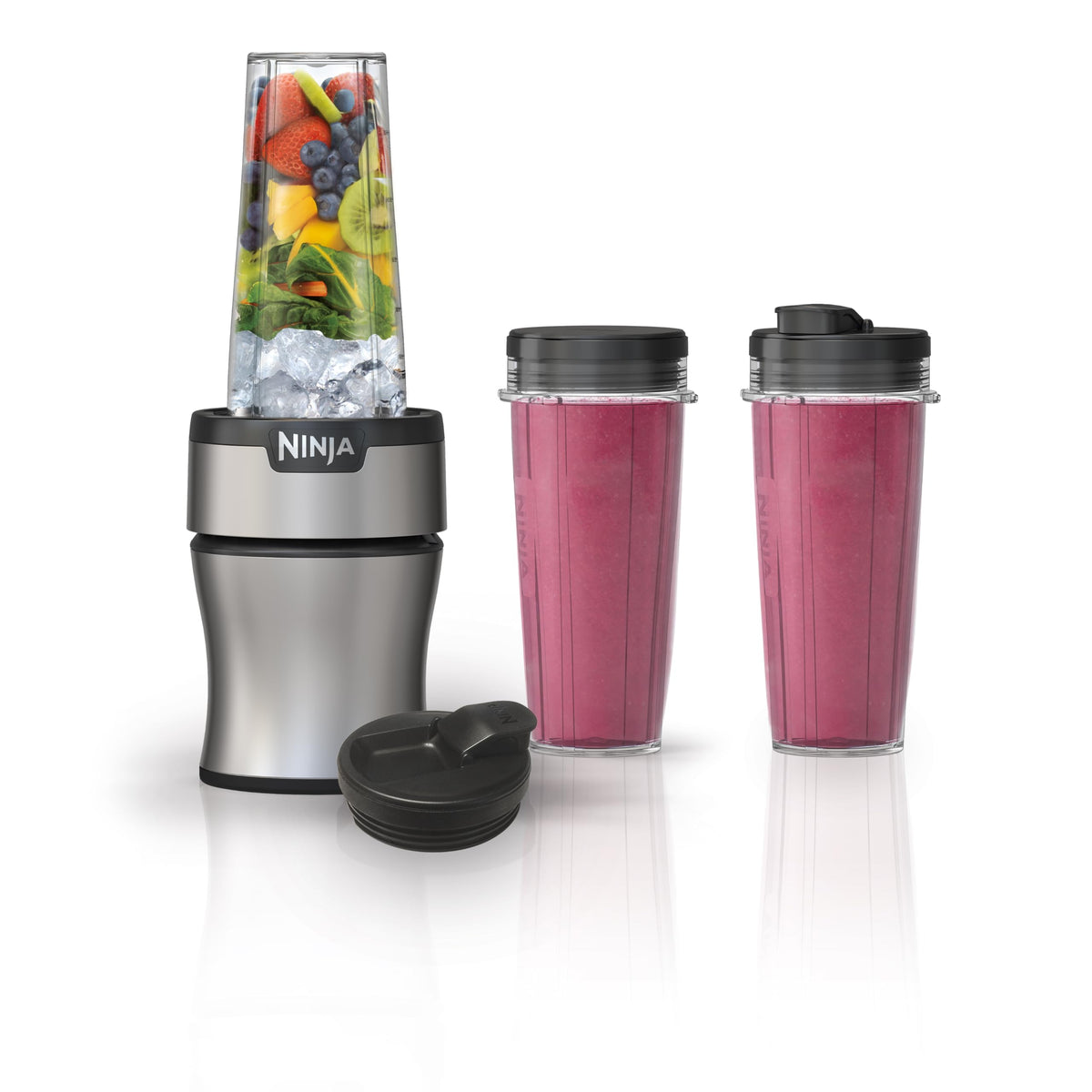 Ninja BN301 Nutri-Blender Plus Compact Personal Blender, 900-Peak-Watt