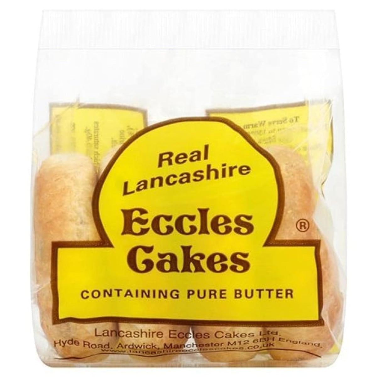 REAL LANCASHIRE Eccles Cake | British Snacks Made with Pure Butter & D